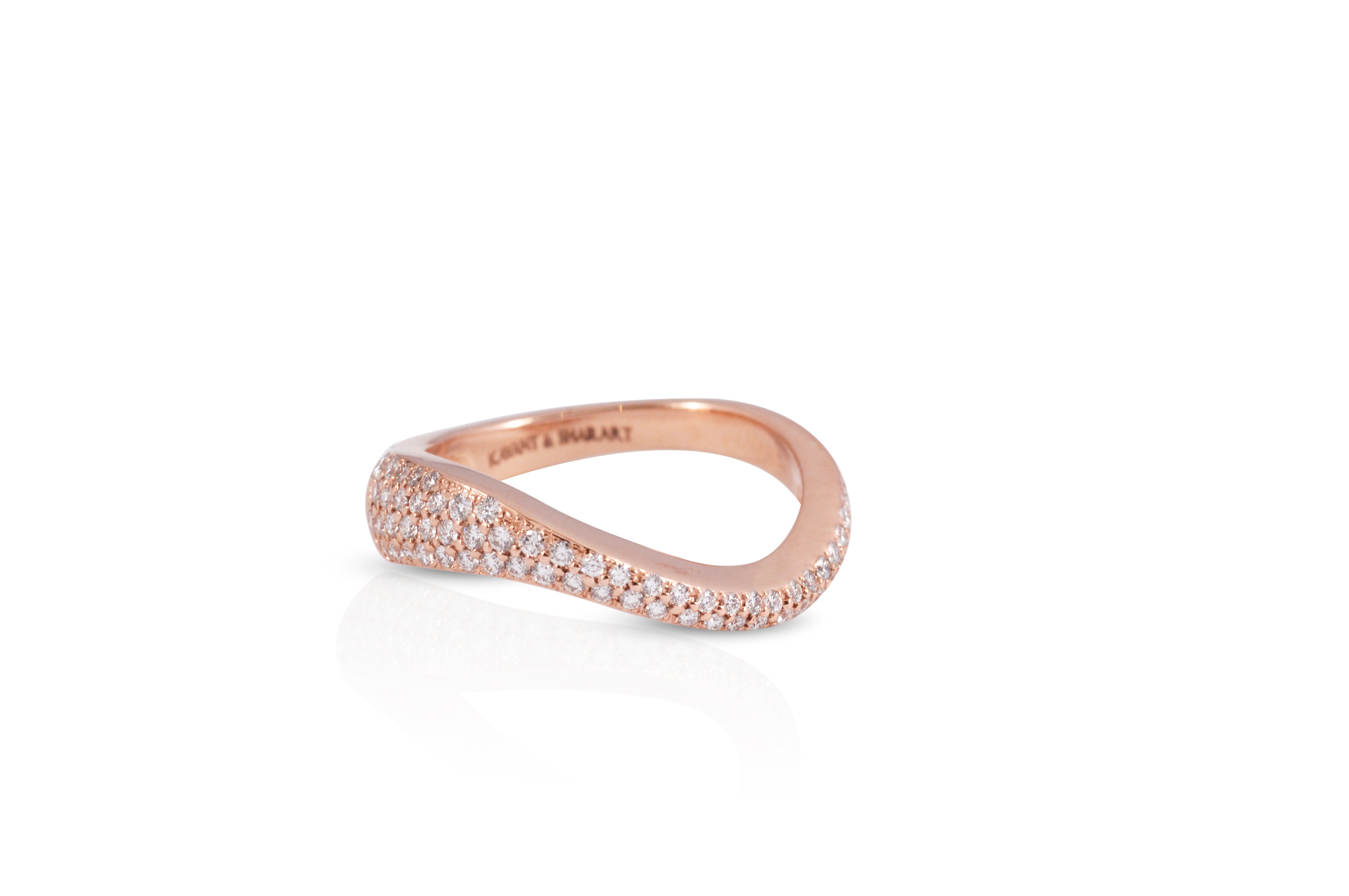 Diamond Pave Wave Ring – Jo Latham