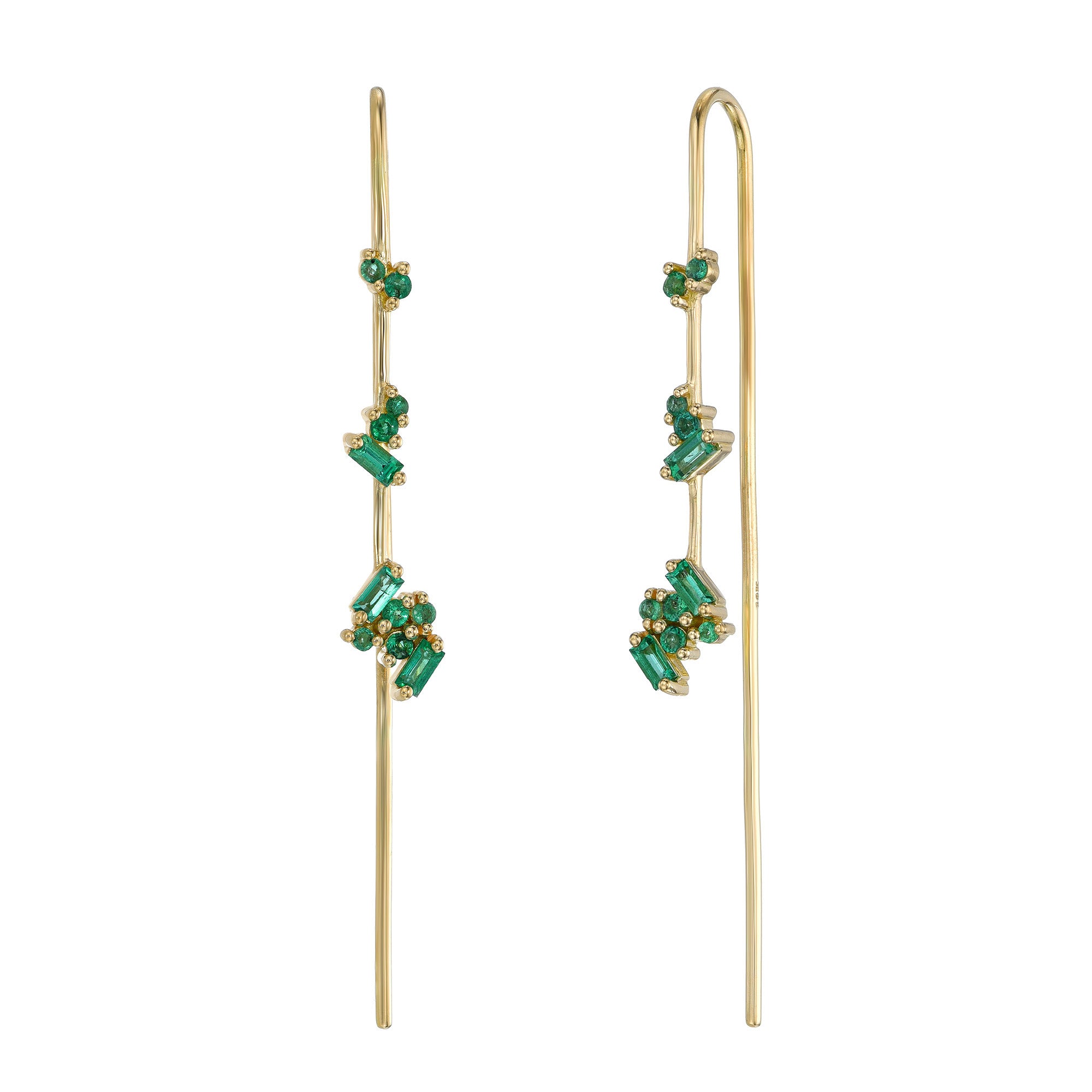 Meredith Young Luxe Emerald Threaders – Jo Latham