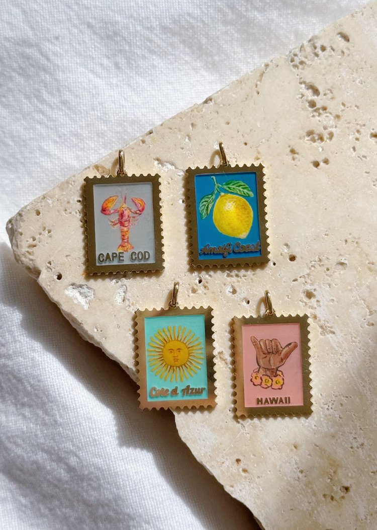 Maison Tjoeng Postage Stamp Charm- Amalfi Coast – Jo Latham