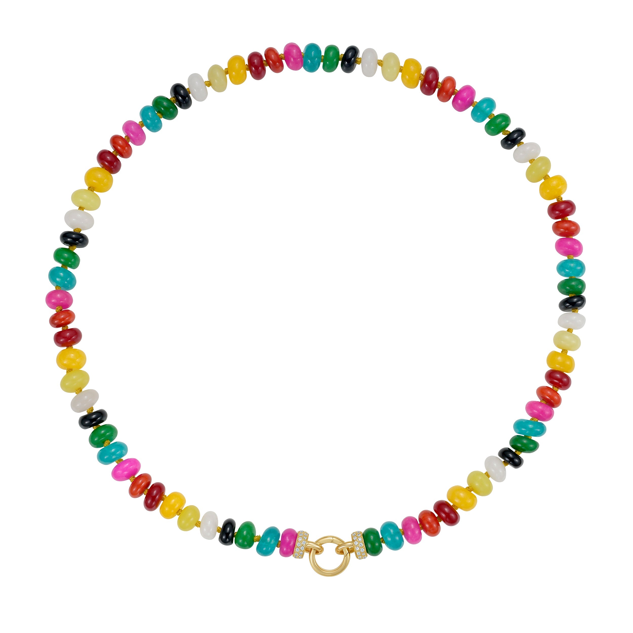 Lionheart Rondelle Rainbow Bead Chain – Jo Latham
