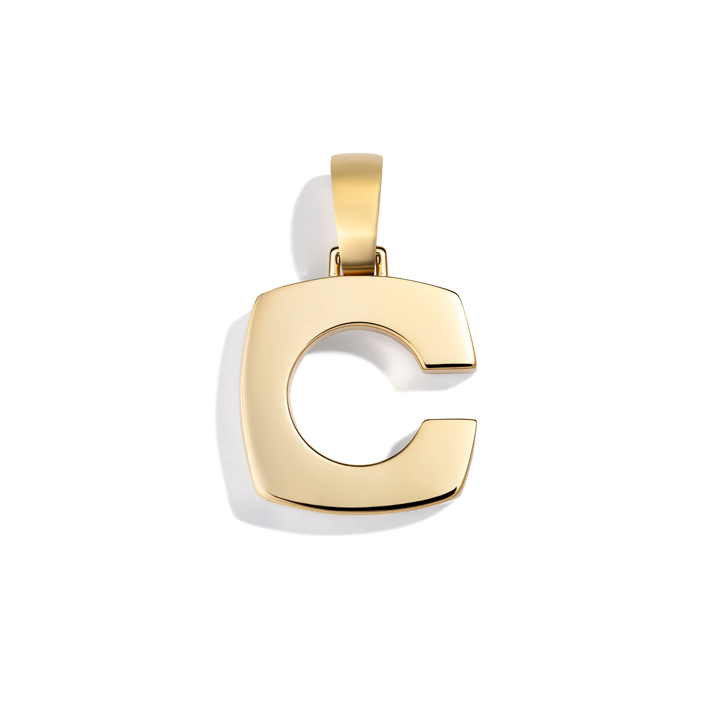 Renato Cipullo Splendente Letter C Pendant – 18K Gold Italian Initial ...